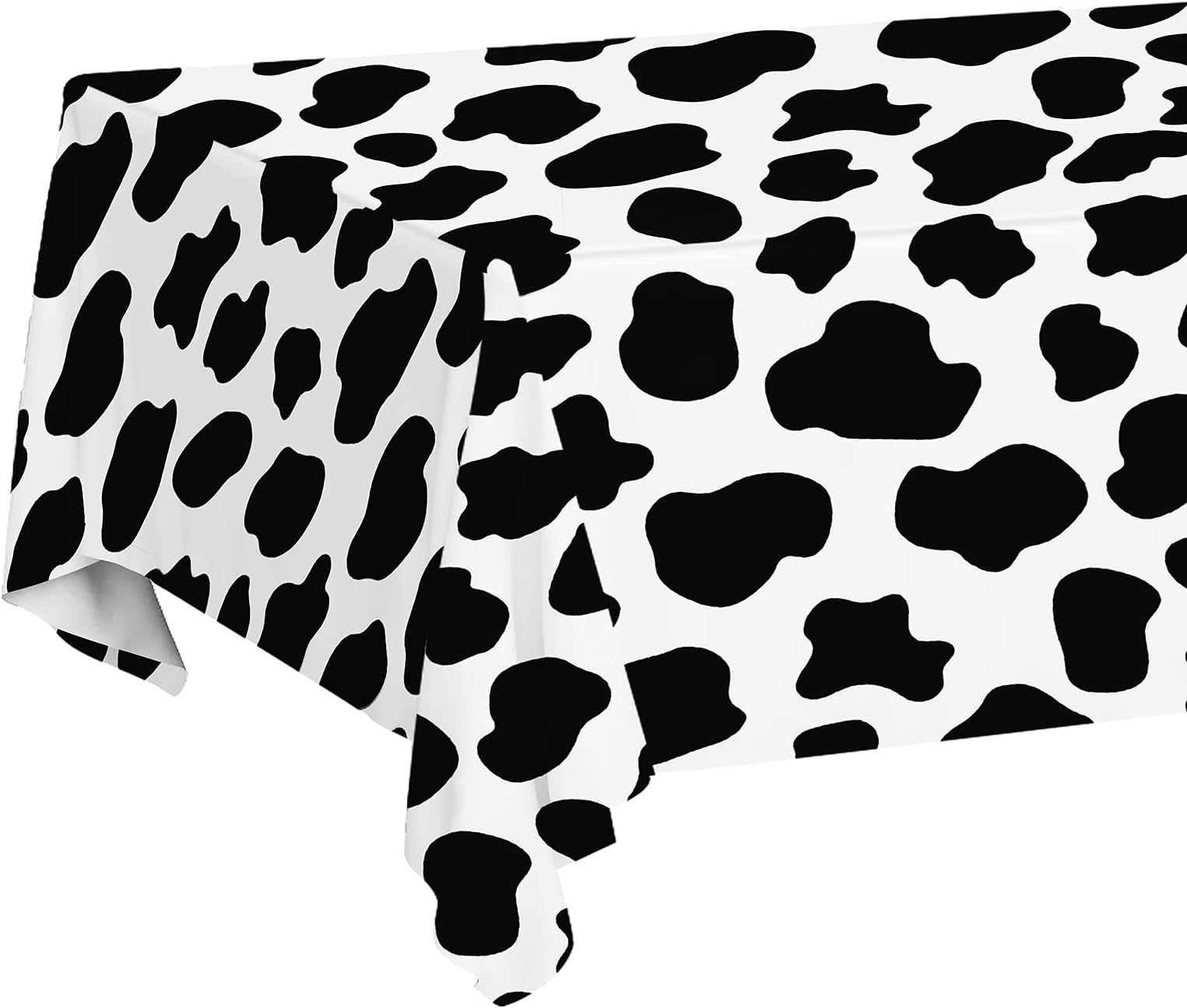 Amazon.com: 2 Pcs Cow Print Tablecloth Cow Plastic Table Cover 87 x 51 ...