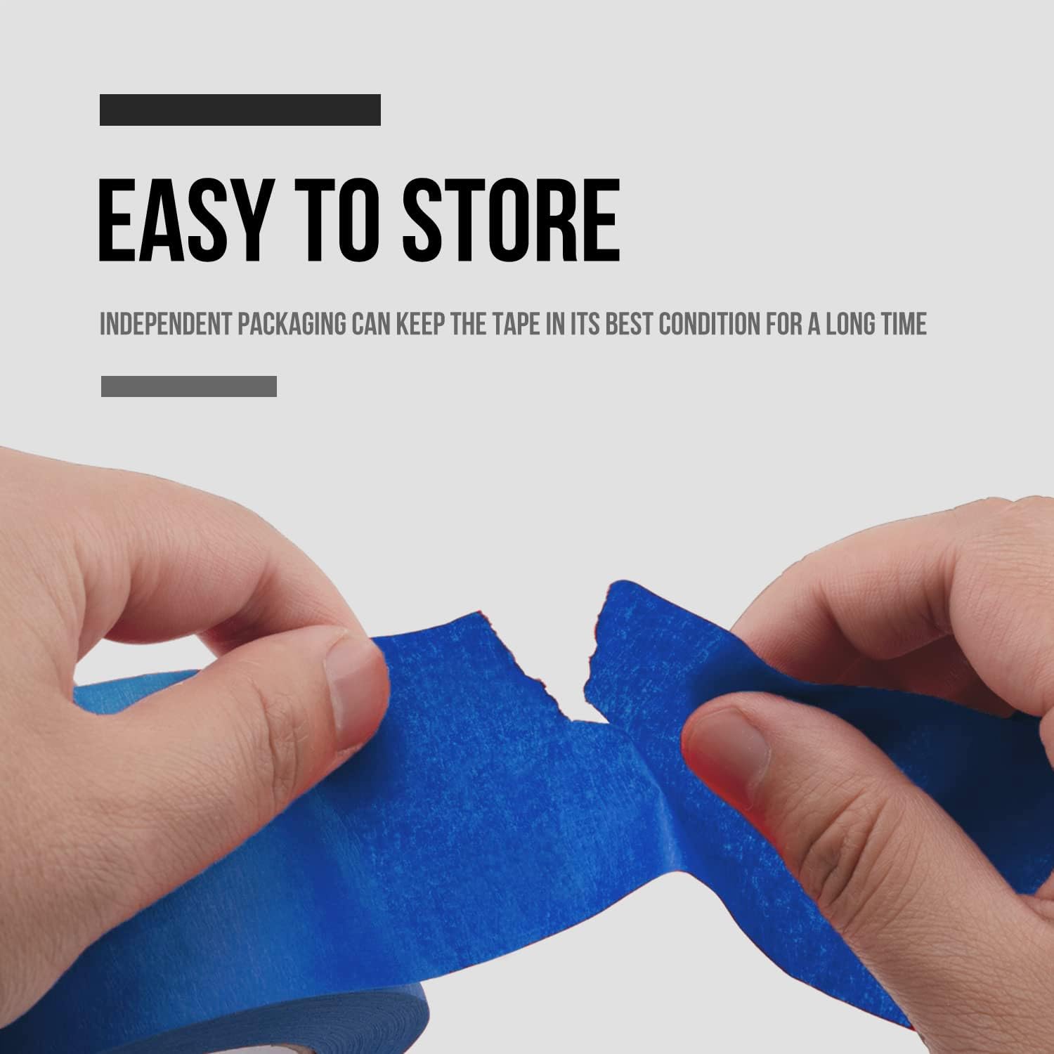 Snapklik.com : Lichamp Blue Painters Tape 2 Inches Wide, 2 Pack ...
