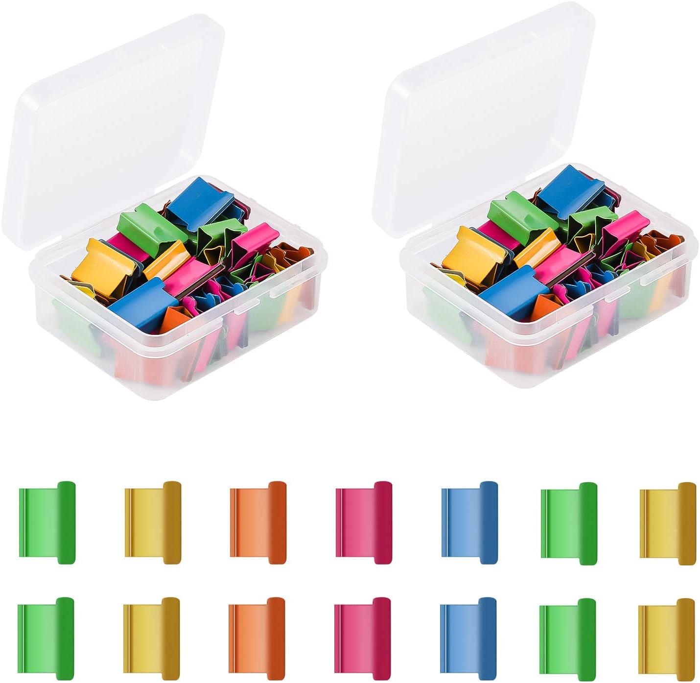 KINBOM 100Pcs Pince Reliure Inox, Pince Reliure de Recharge Pinces à ...