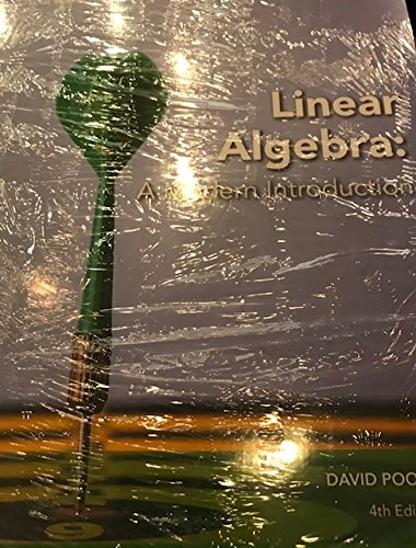 Linear Algebra Custom: David Poole: 9781337710053: Amazon.com: Books