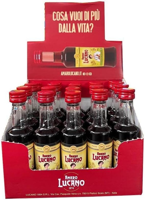 AMARO LUCANO LUCANO AMARO MIGNON 5 CL 20 BOTTIGLIETTE : Amazon.it ...
