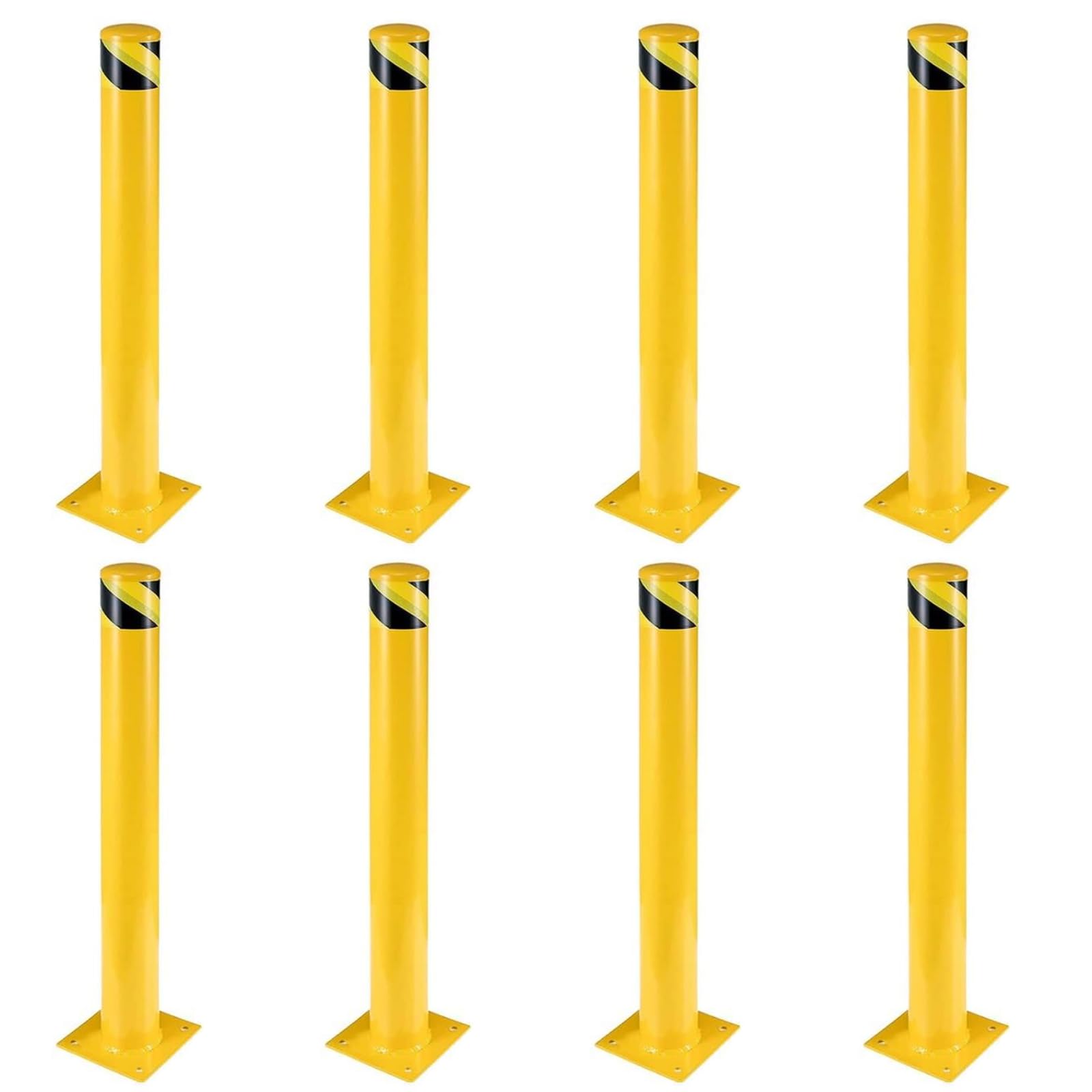 Snapklik.com : Safety Bollard, Towallmark 8 Packs 36 Inch Height ...