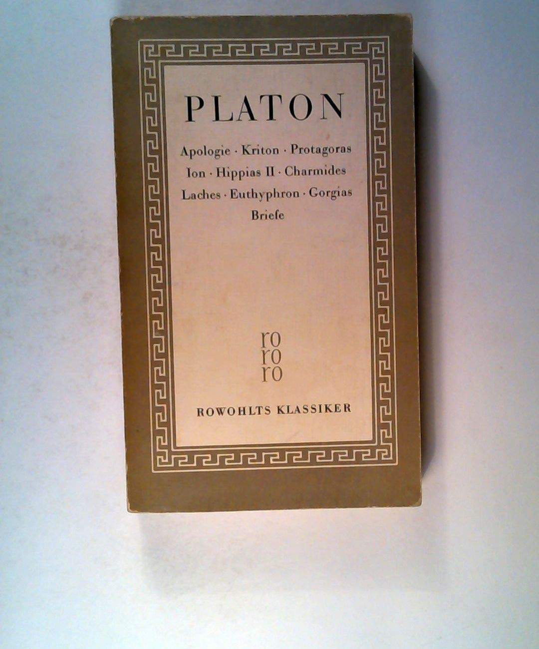 Amazon.com: Sämtliche Werke, Band 1, Apologie, Kriton, Ion, Hippias II ...