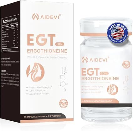 Amazon.com: AIDEVI L-Ergothioneine (EGT) 30mg, Anti-Aging, Supplement ...