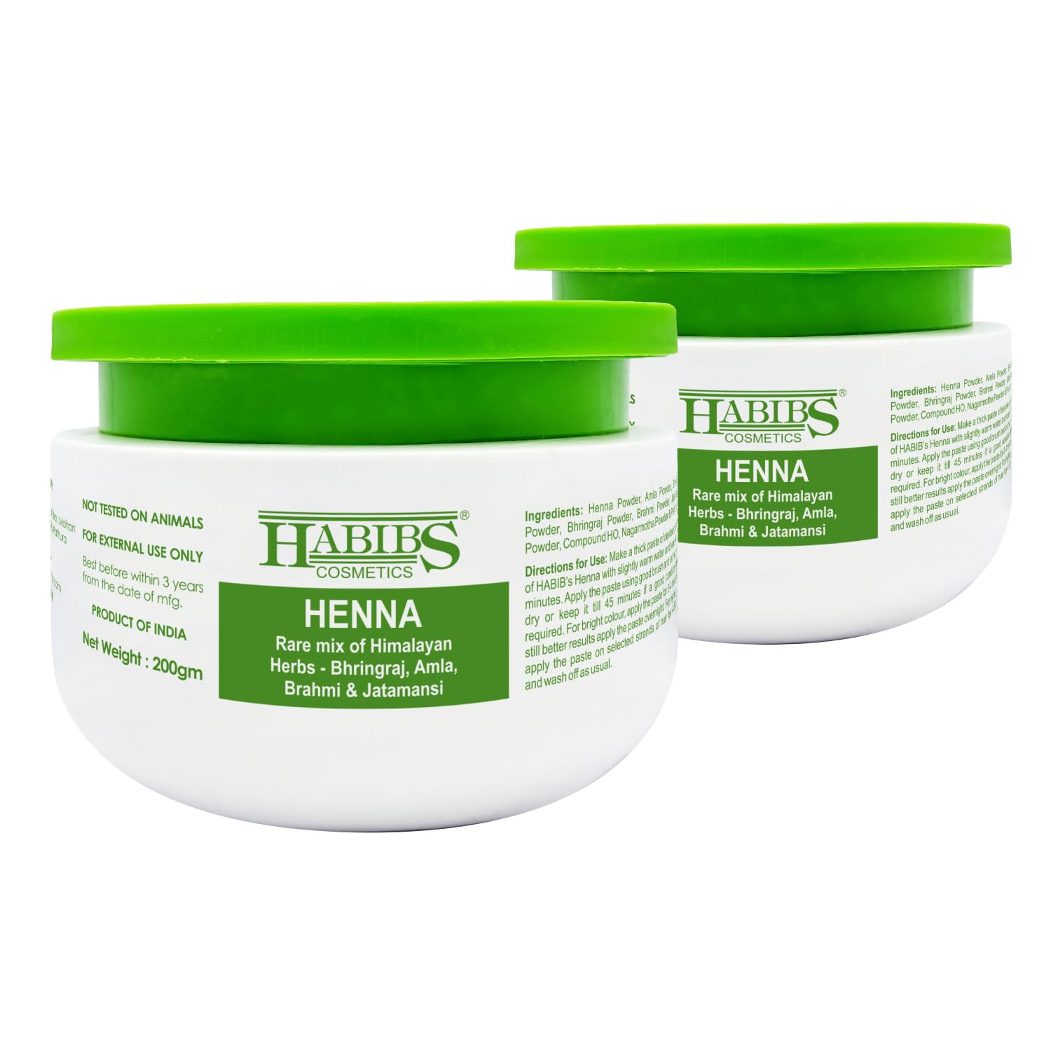 Buy HABIBS COSMETICS Natural Henna Mehndi Powder Enriched with ...