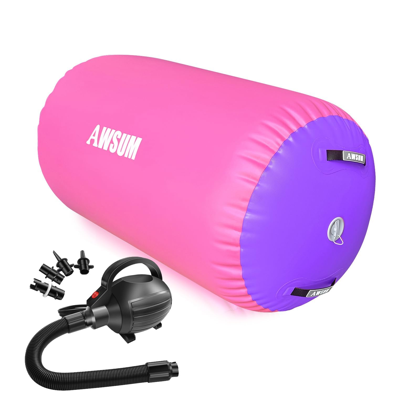 Snapklik.com : AWSUM 4ft L X 2.5ft Diam Air Roller Tumbling Mat Barrel ...