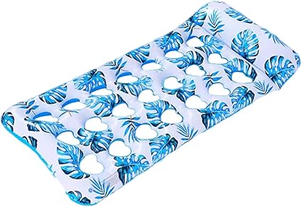 Yumneo Pool Floats Adult,Foldable Inflatable Raft Water Lounger | Men ...