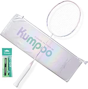 KUMPOO Professional Badminton Racket 4U Lightweight with High Strength ...