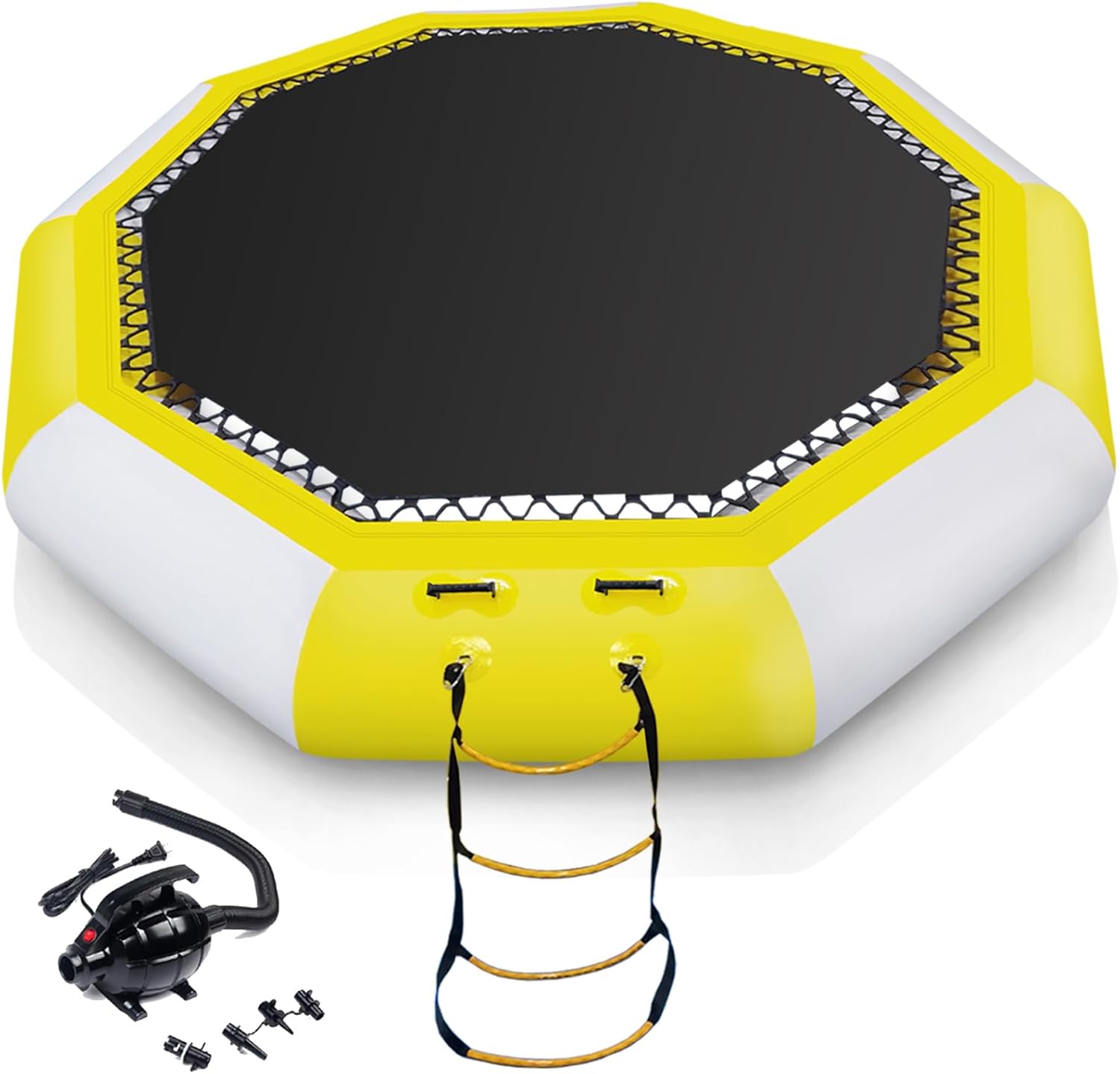 Amazon.com : XHYCPY Inflatable Water Trampoline, 10FT/12FT Recreational ...