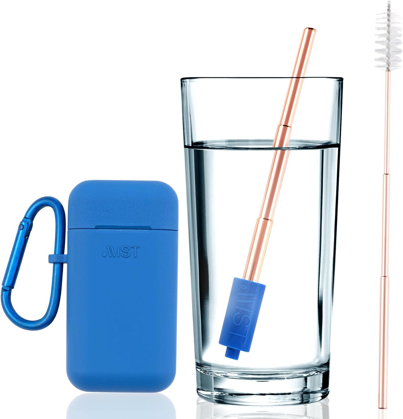 Amazon.com: Mist Reusable Straw, Collapsible Reusable Metal Water ...