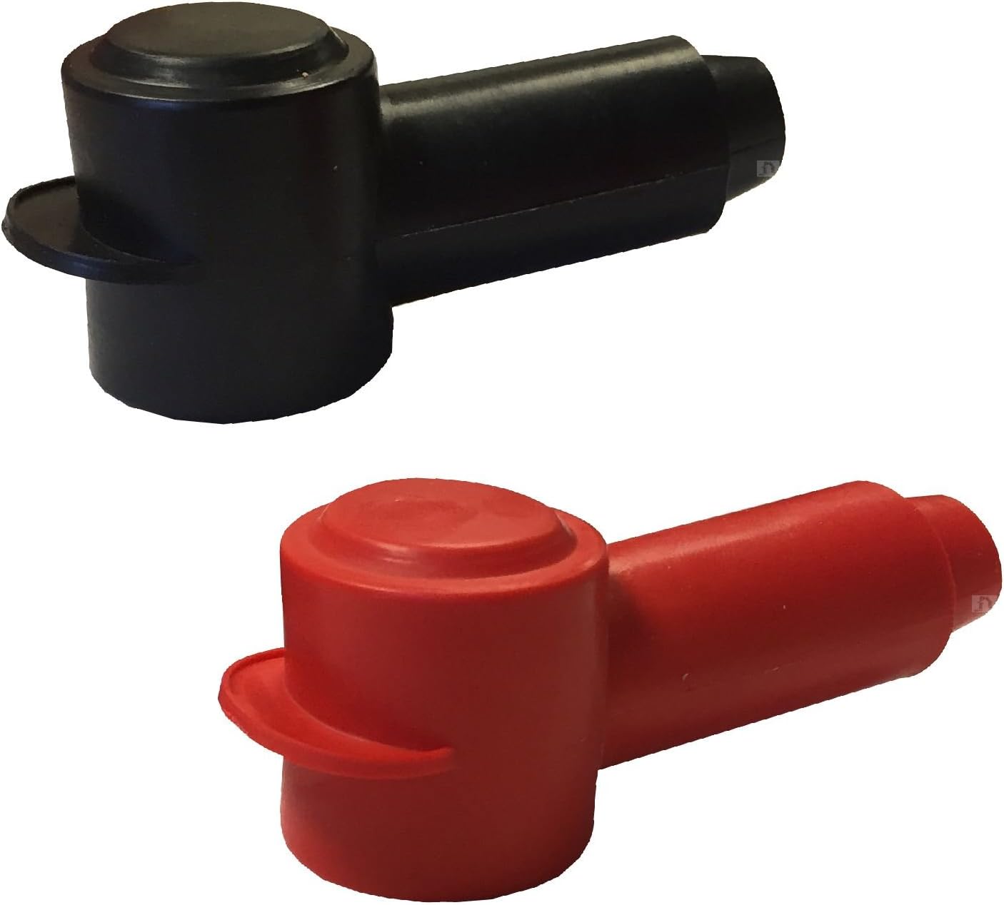 2 x Battery Terminal Angled Stud Covers Positive & Negative 14-20mm ...