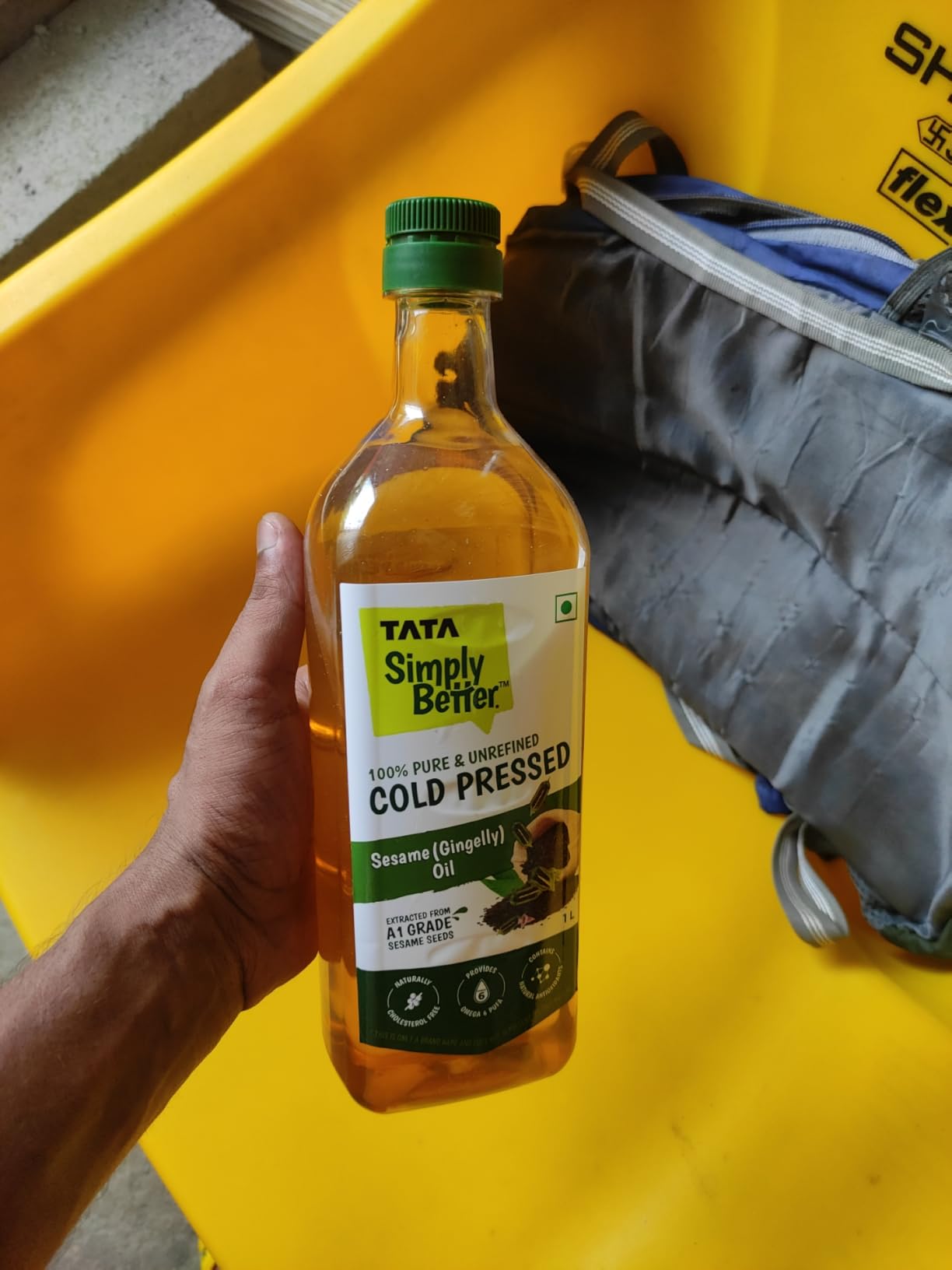 Tata Simply Better Pure and Unrefined Cold Pressed Sesame (Gingelly ...