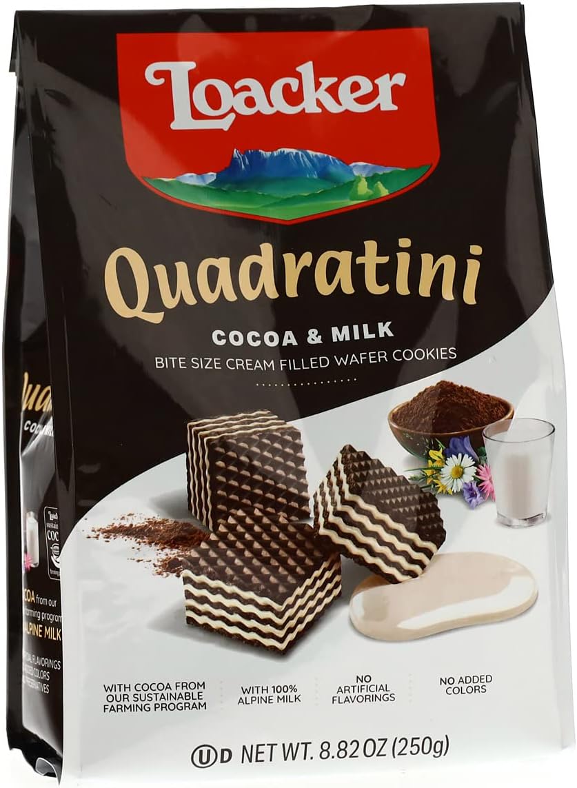 Amazon.com: Loacker Classic Hazelnut Wafers - Premium Crispy Wafer ...