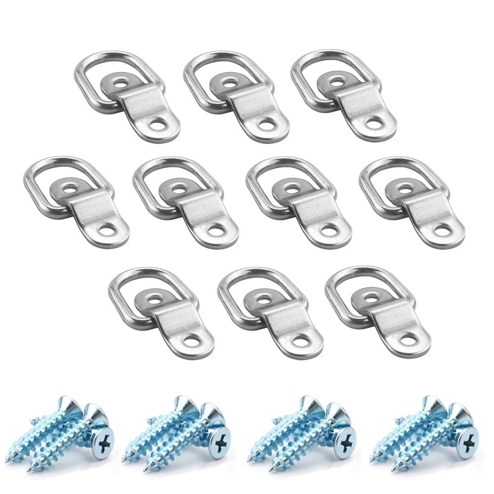 Buy 10-Pack D Ring Tie Down Ring Load Anchor Trailer Anchor Forged ...