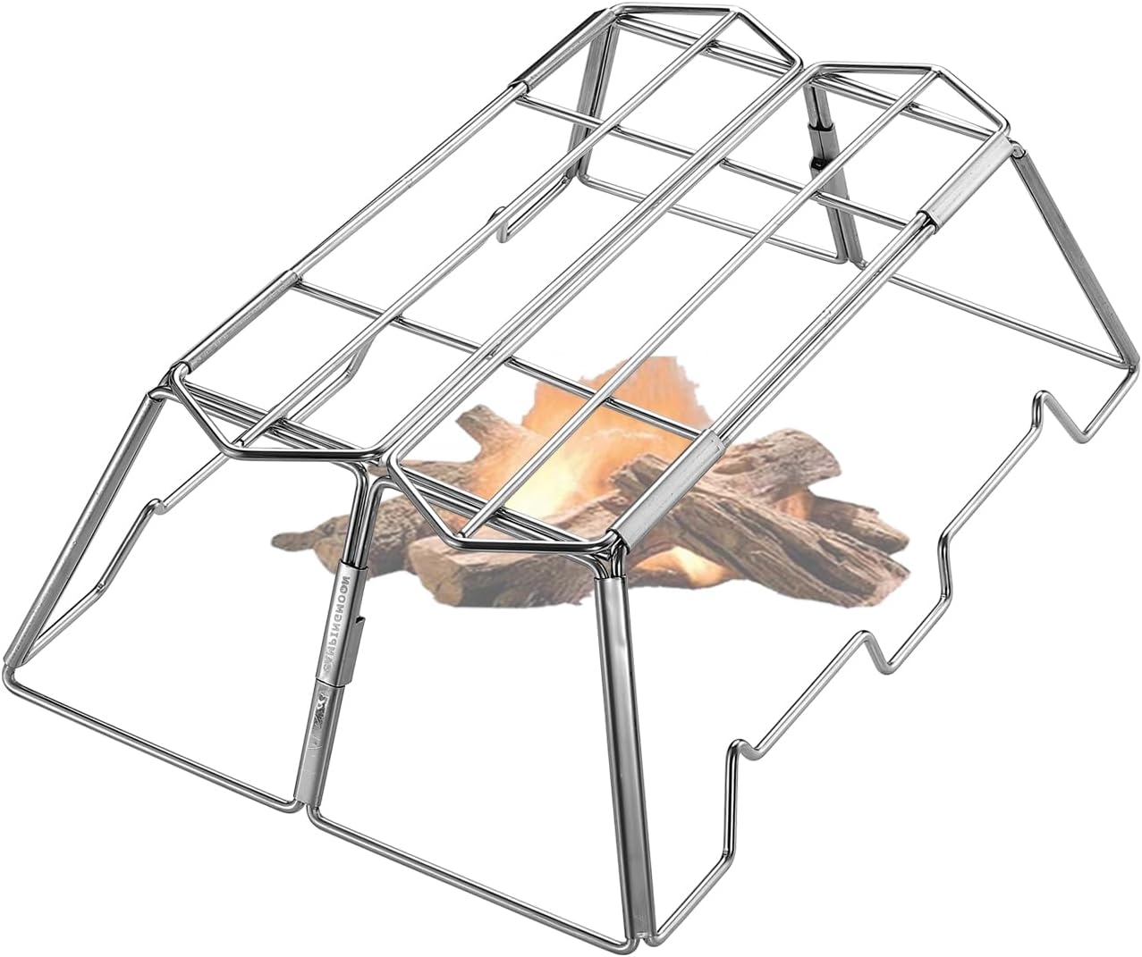Amazon.com : CAMPINGMOON Collapsable Cooking Stand Trivat Stainless ...