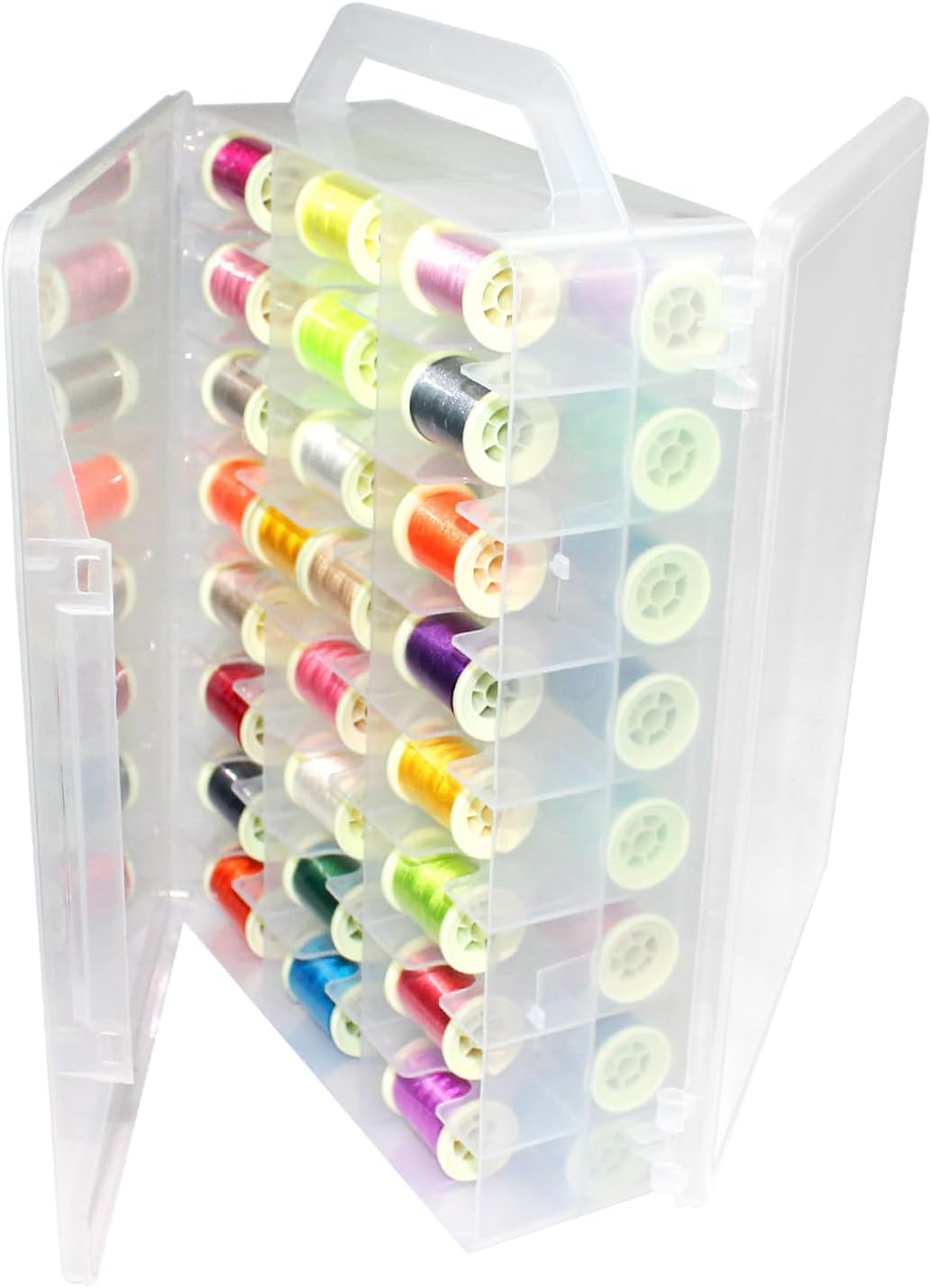 Amazon.com: WeiMeet Double-Sided Storage Organizer 46 Grids Sewing ...