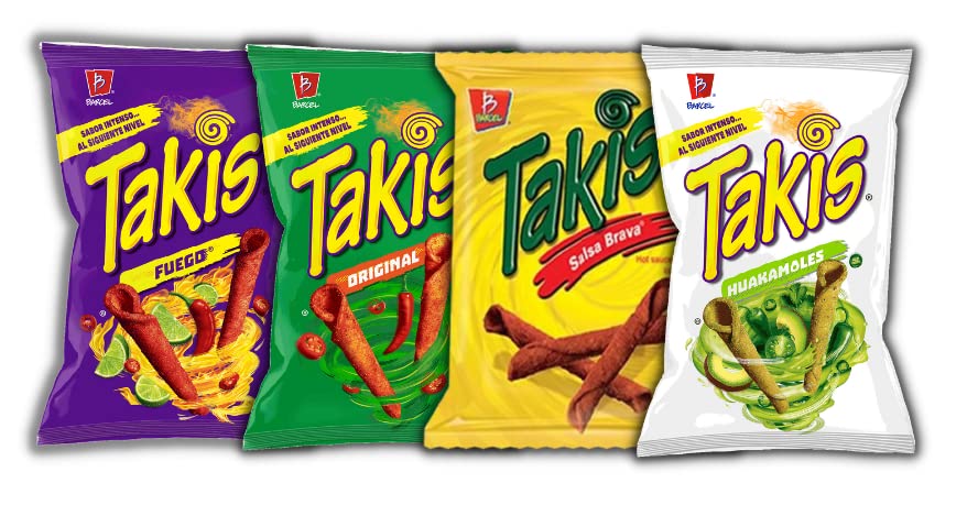 Barcel Takis Chips – Paquete variado de sabores importado de México ...
