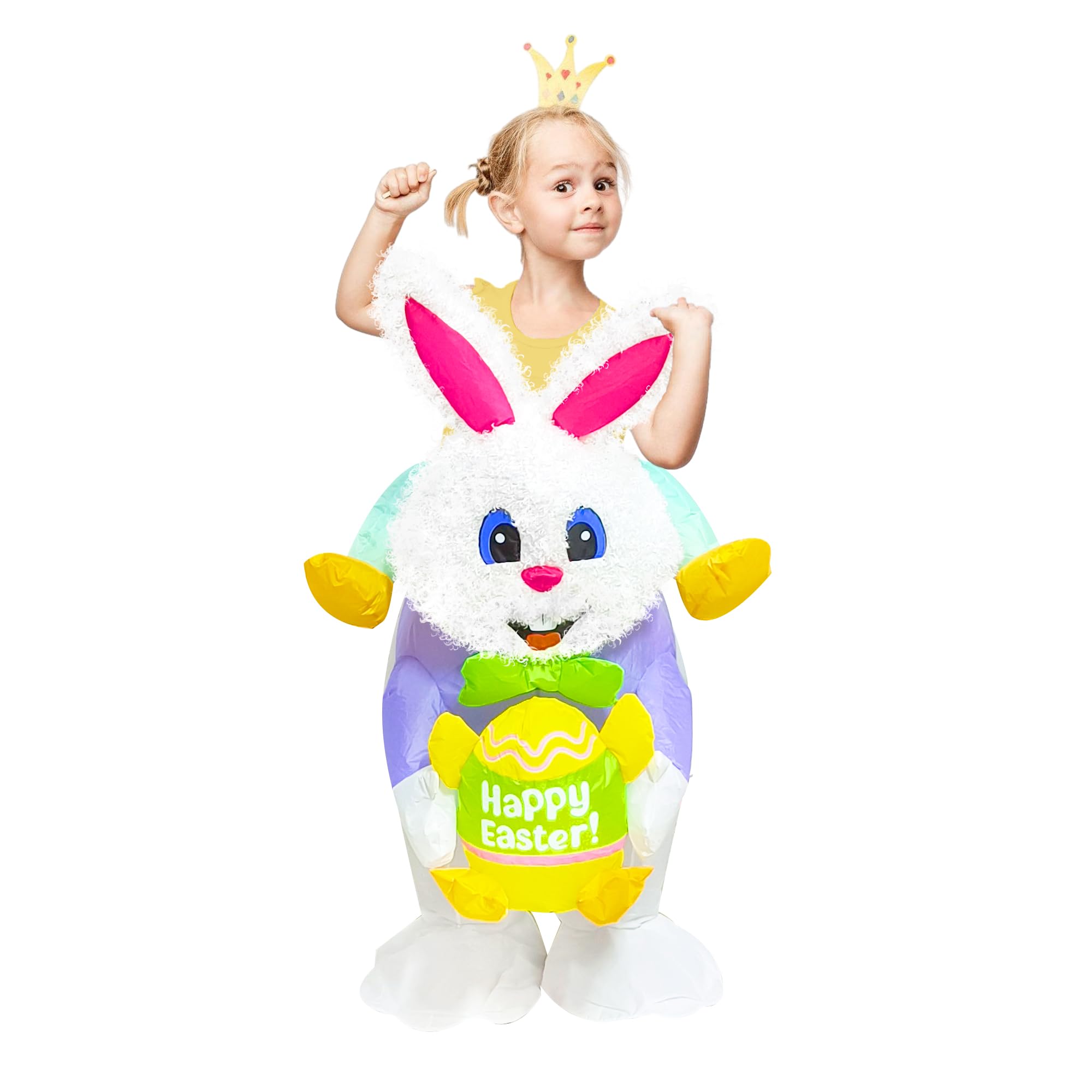 Snapklik.com : PARAYOYO Easter Inflatable Bunny Costume