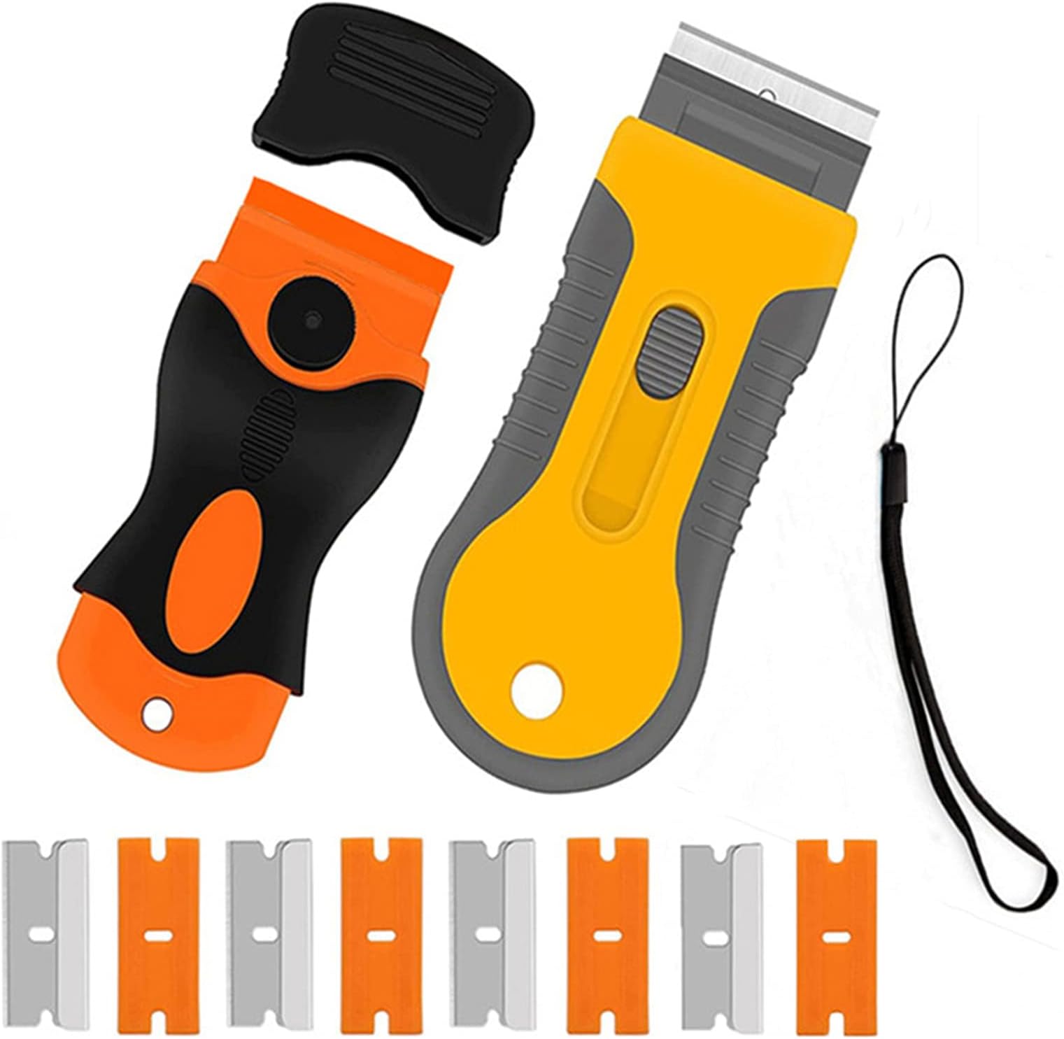 Amazon.com: ABN Razor Blade Scraper 4-Piece Tool Set PLUS Replacement ...