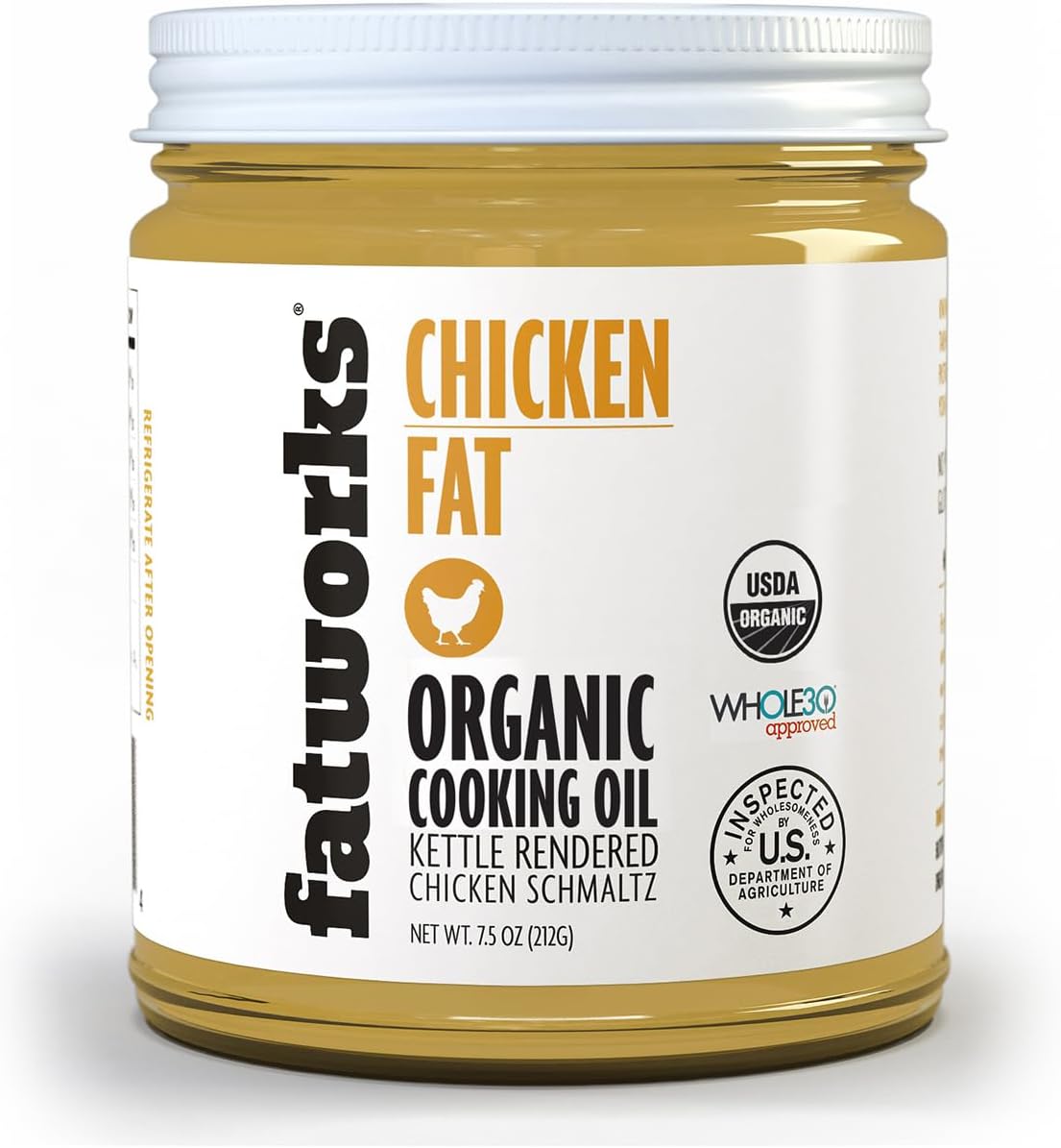 Amazon.com : Fatworks, Premium USDA Organic Chicken Fat, Ultimate ...