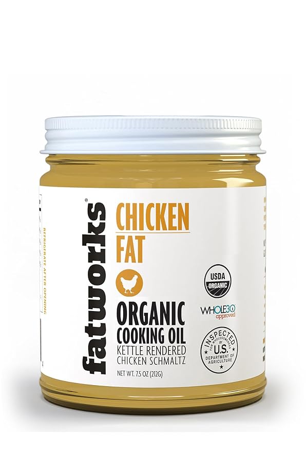 Amazon.com : Fatworks, Premium USDA Organic Chicken Fat, Ultimate ...