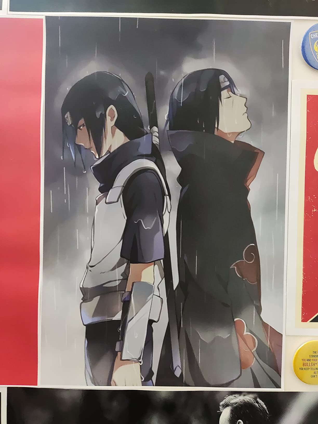 RedCloud Itachi Uchiha Naruto Anime Wall Poster of Size 12x18 inch ...