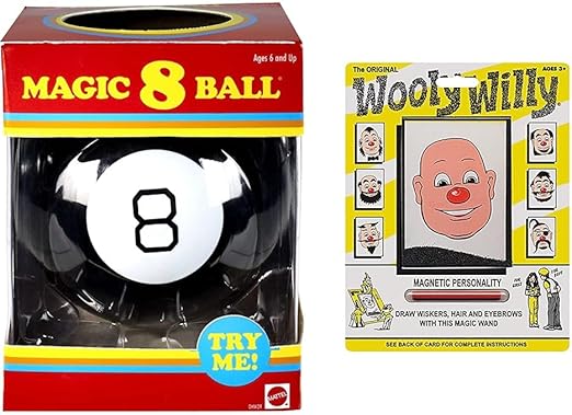 Amazon.com: Juguete mágico de 8 bolas para niños, con temática retro ...