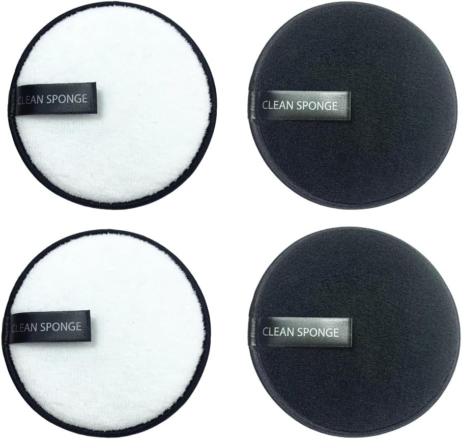 Reusable Makeup Remover Pads -4pc Reusable Makeup Remover Cloths ...