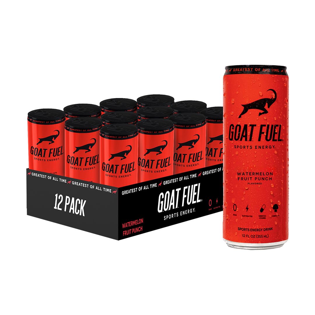 Amazon.com : New G.O.A.T. Fuel® Energy Drink - Sugar-Free Pre-Workout ...