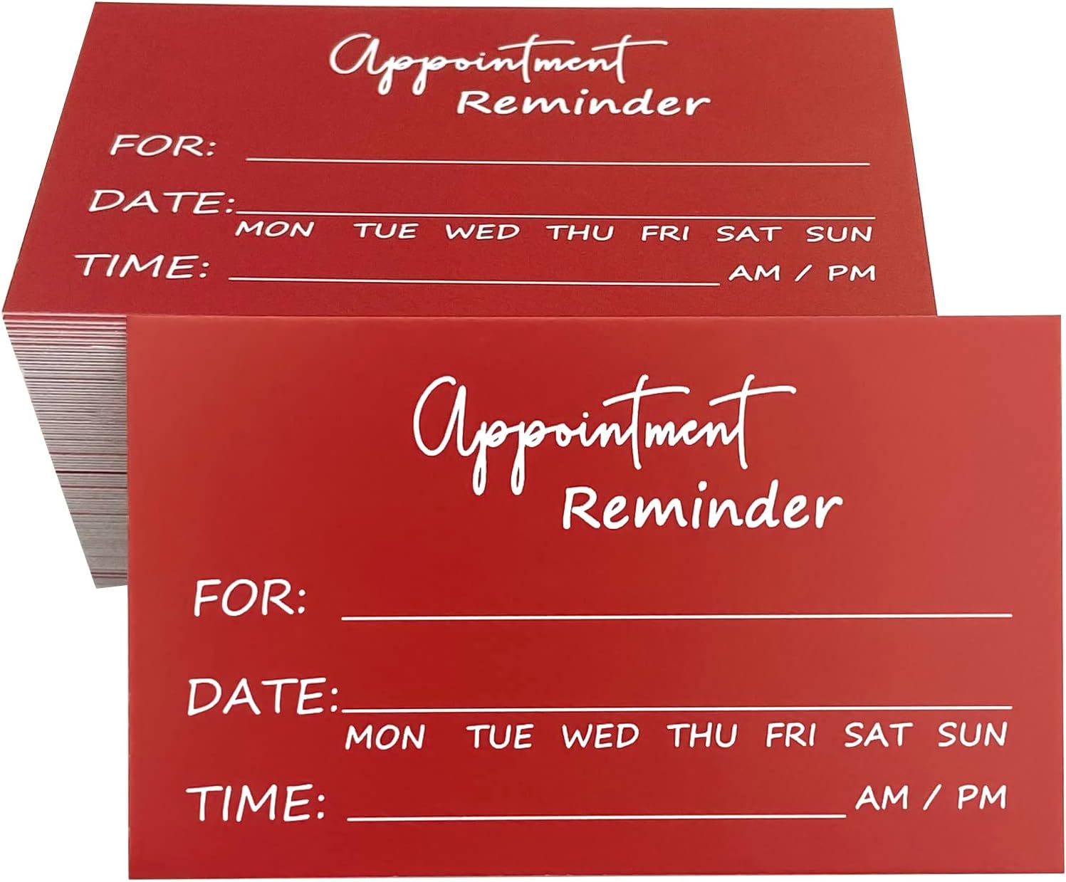 Amazon.com : RXBC2011 Pink Marble 2x3.5 Inch Appointment Reminder Cards ...