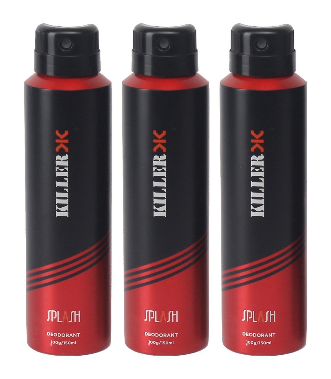 Buy KILLER Splash Deo for Men, 150 ml (Pack of 3) Online at Low Prices ...