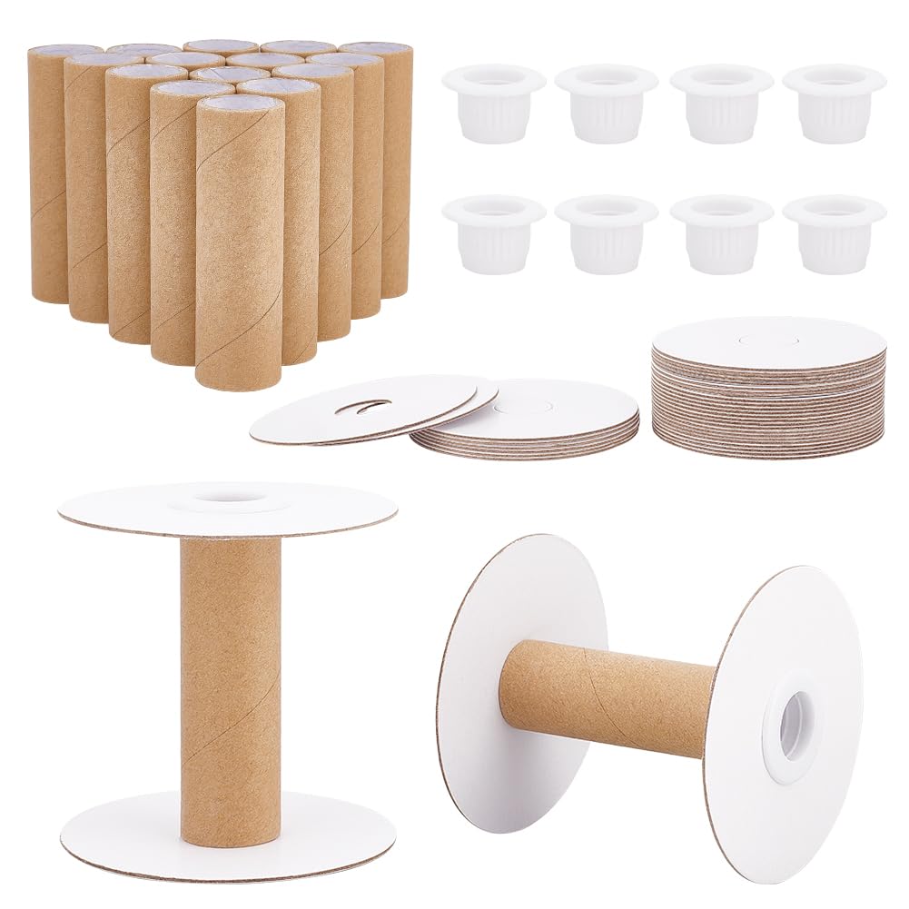 Amazon.com: PH PandaHall 16 Sets Empty Paper Thread Spools, Wire ...