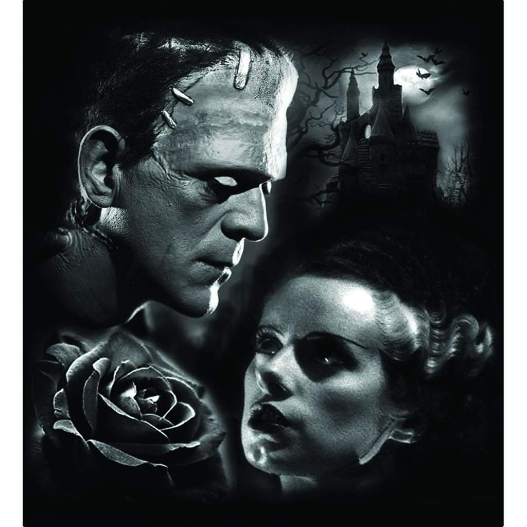 Love Frankenstein And Bride Art