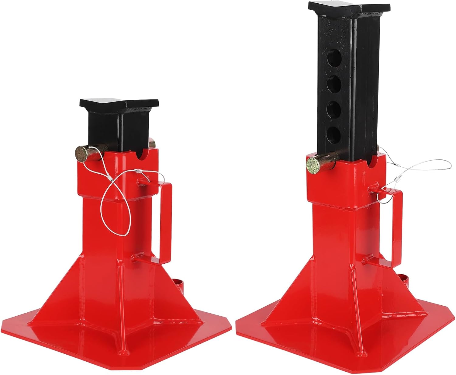 Amazon.com: Jack Stands,Adjustable Height 13-19 Inch,22 Ton Capacity ...