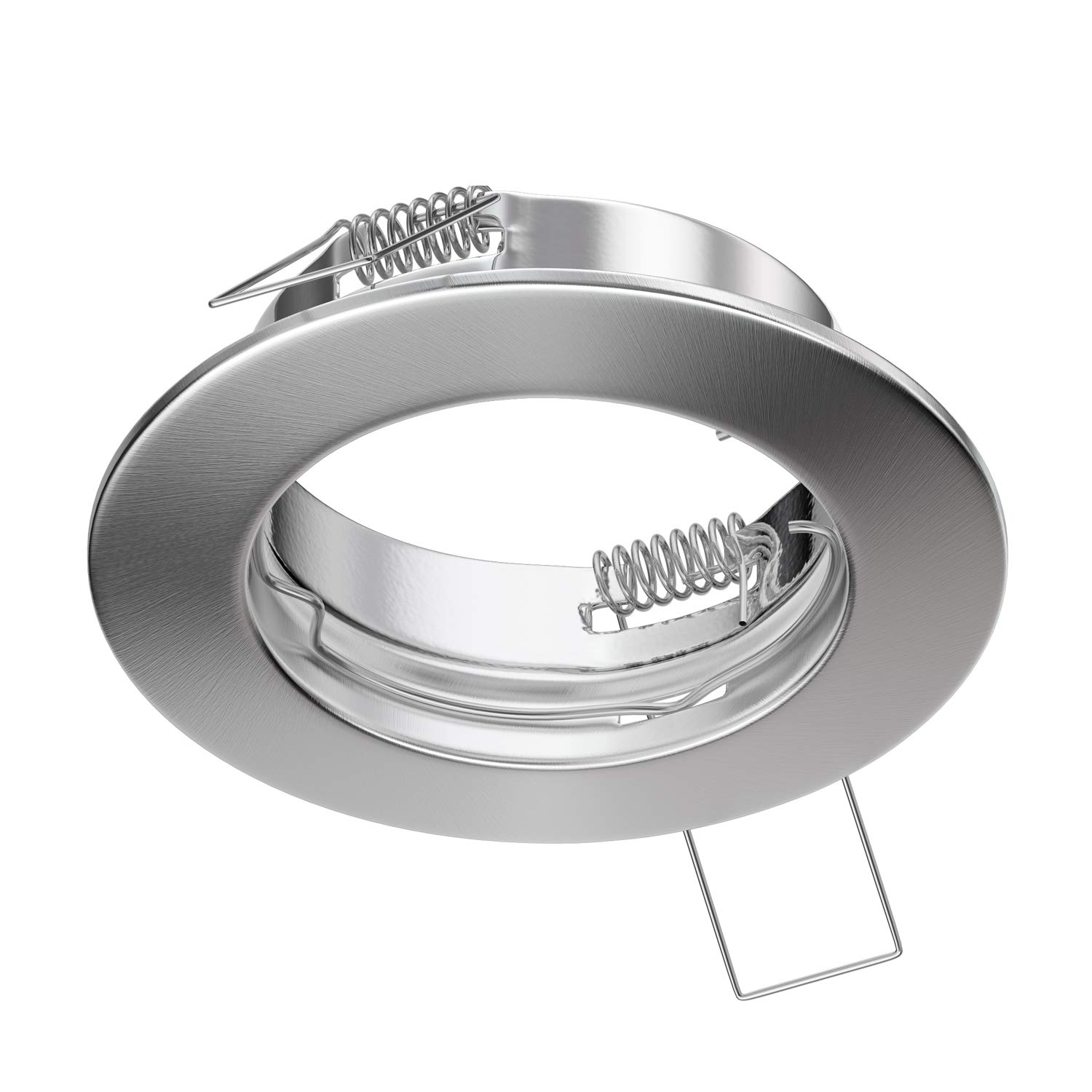 ledscom.de Recessed Ceiling mounting Frame Fere, Round, Chrome matt ...