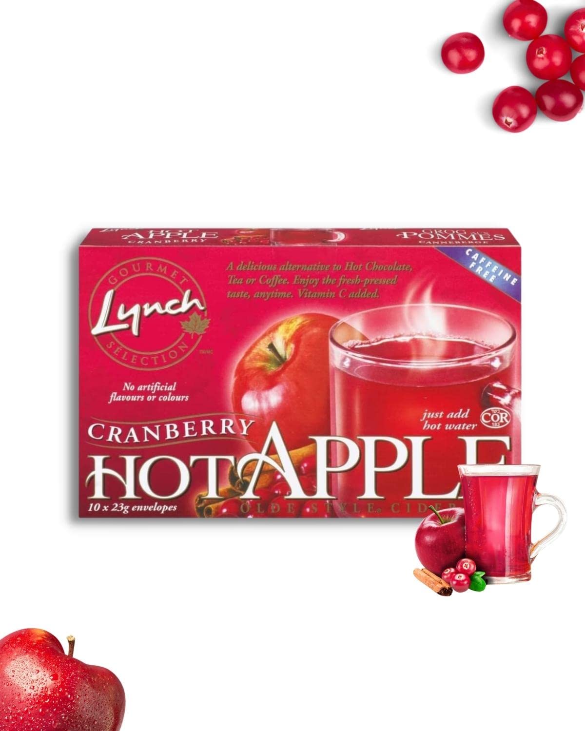 Lynch Foods Limited Lynch cranberry apple cider - 1 box of 10 pouches ...