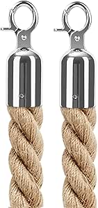 Queue Barrier,Stanchion Rope, Ropes Natural Twisted Hemp Rope for ...
