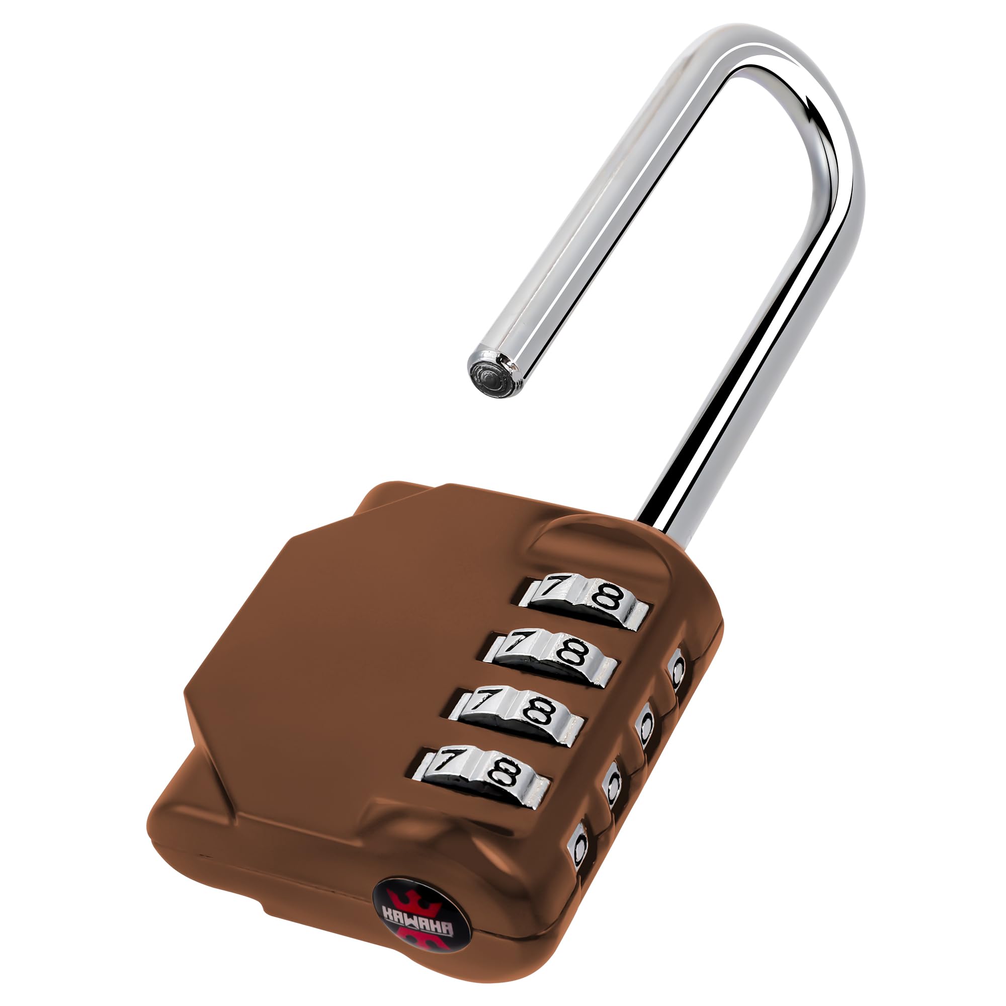 Snapklik.com : KAWAHA CL21MC 2.6 Inch Long Shackle Combination Lock, 4 ...