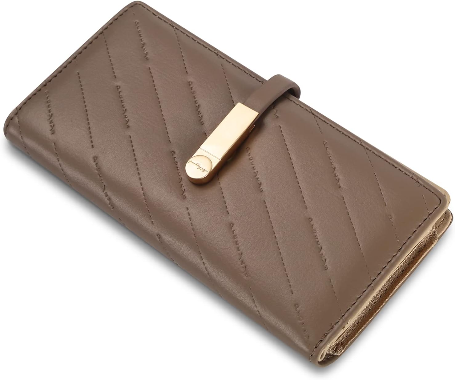 Amazon.com: CornerLife Womens Slim Wallet Bifold with Letter Print ...