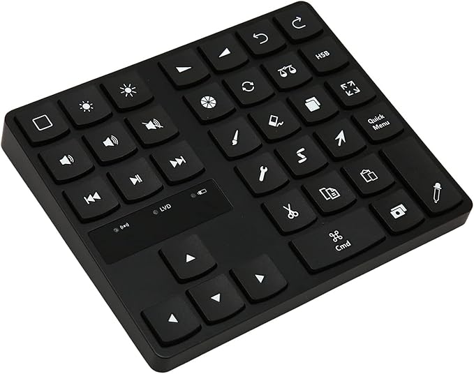 Zunate Mini Wireless Shortcut Keyboard for Procreate & Graphics Tablets ...