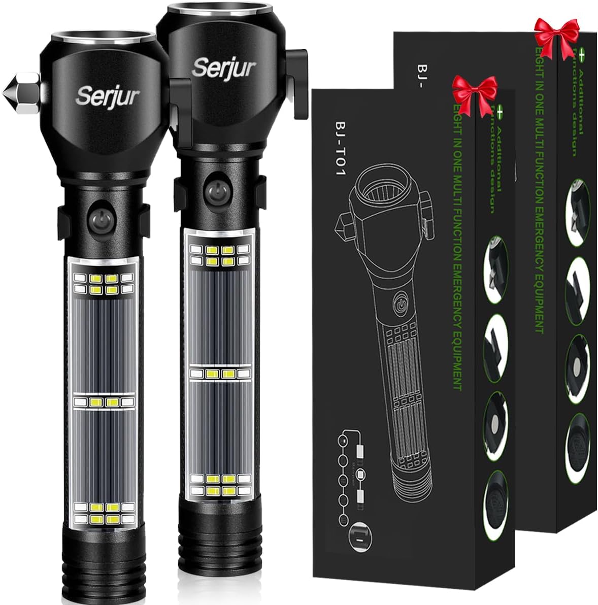 Amazon.com: Car Safety Hammer Flashlight, Window Glass Breaker and ...