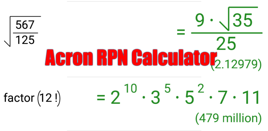 Acron RPN Calculator - App on Amazon Appstore