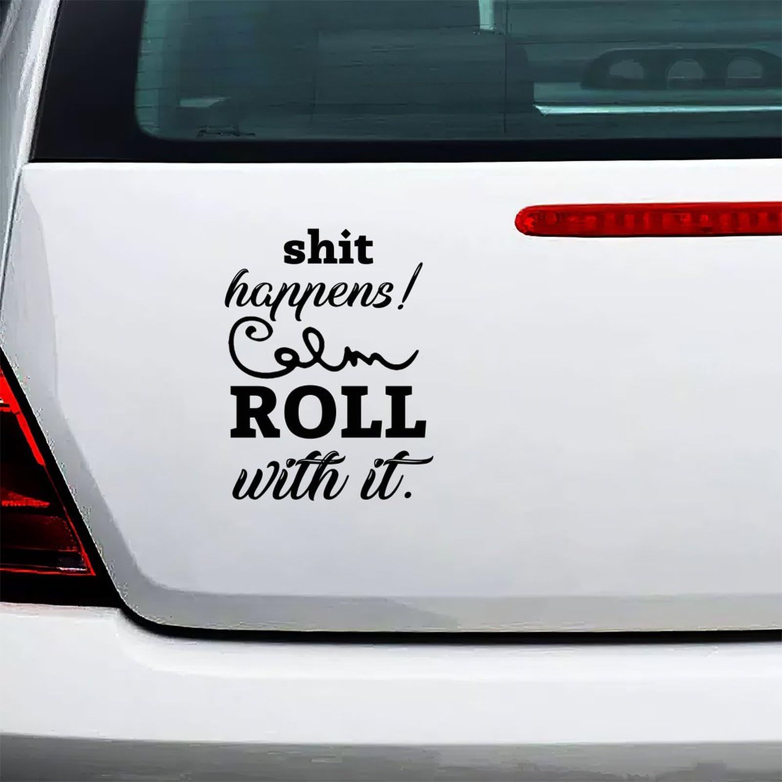 Shit Happens Bumper Sticker