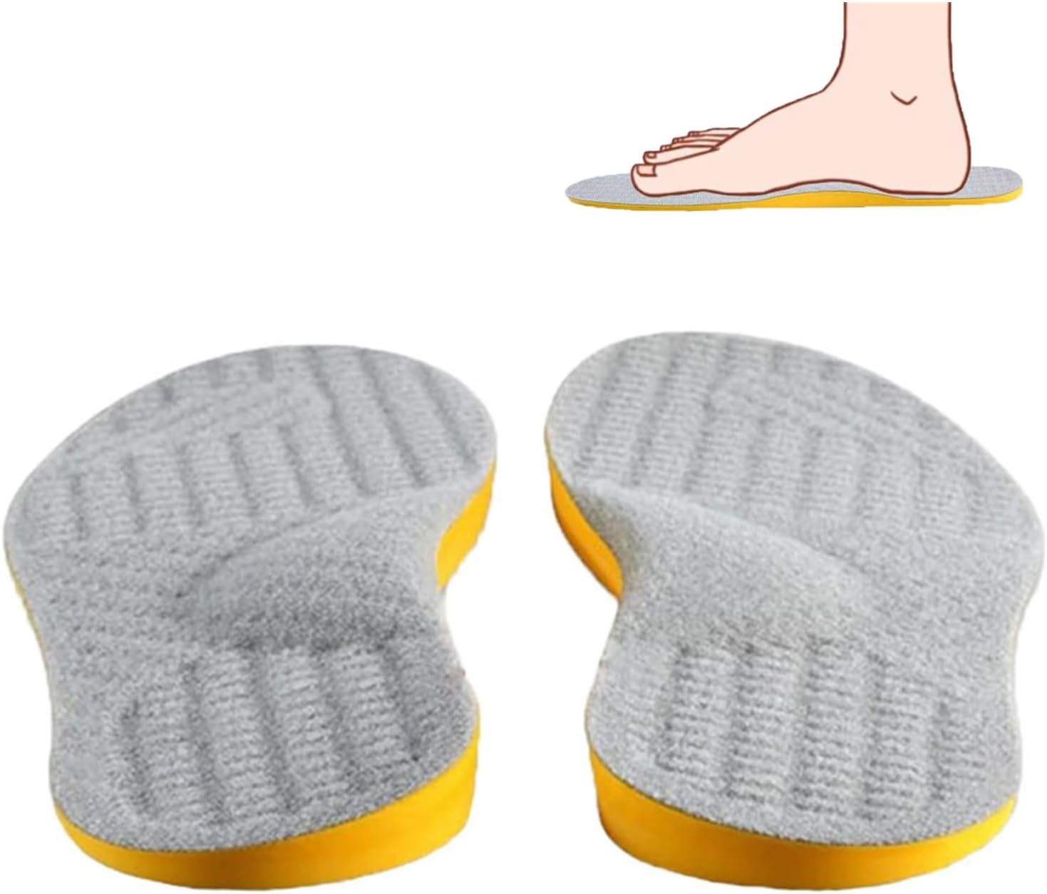 Amazon.com: PAIDO Over Pronation Insoles, Heel Wedge Lifts Arch Support ...