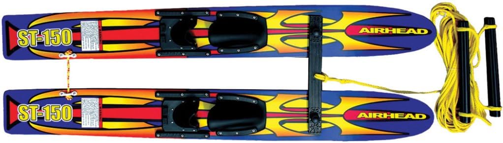 Amazon.com : AIRHEAD AHST-150 Trainer Water Skis : Training Waterskis ...