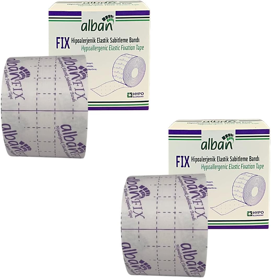 Amazon.com: ALBAN Dressing Retention Tape - 2" x 11 yds (Pack of 2 ...