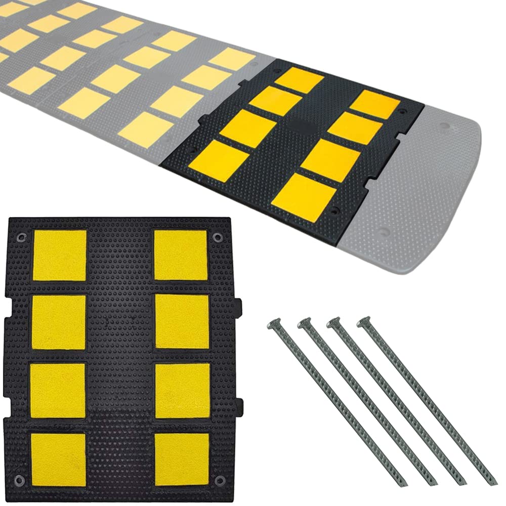 Buy Electriduct Modular Rubber Speed Bump Extendable Interconnectable ...