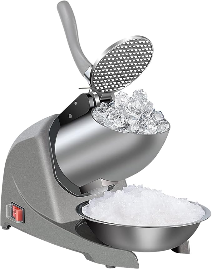 Amazon.com: Greatrue Snow Cone Machine 380w Shaved Ice Machine 3 Blades ...