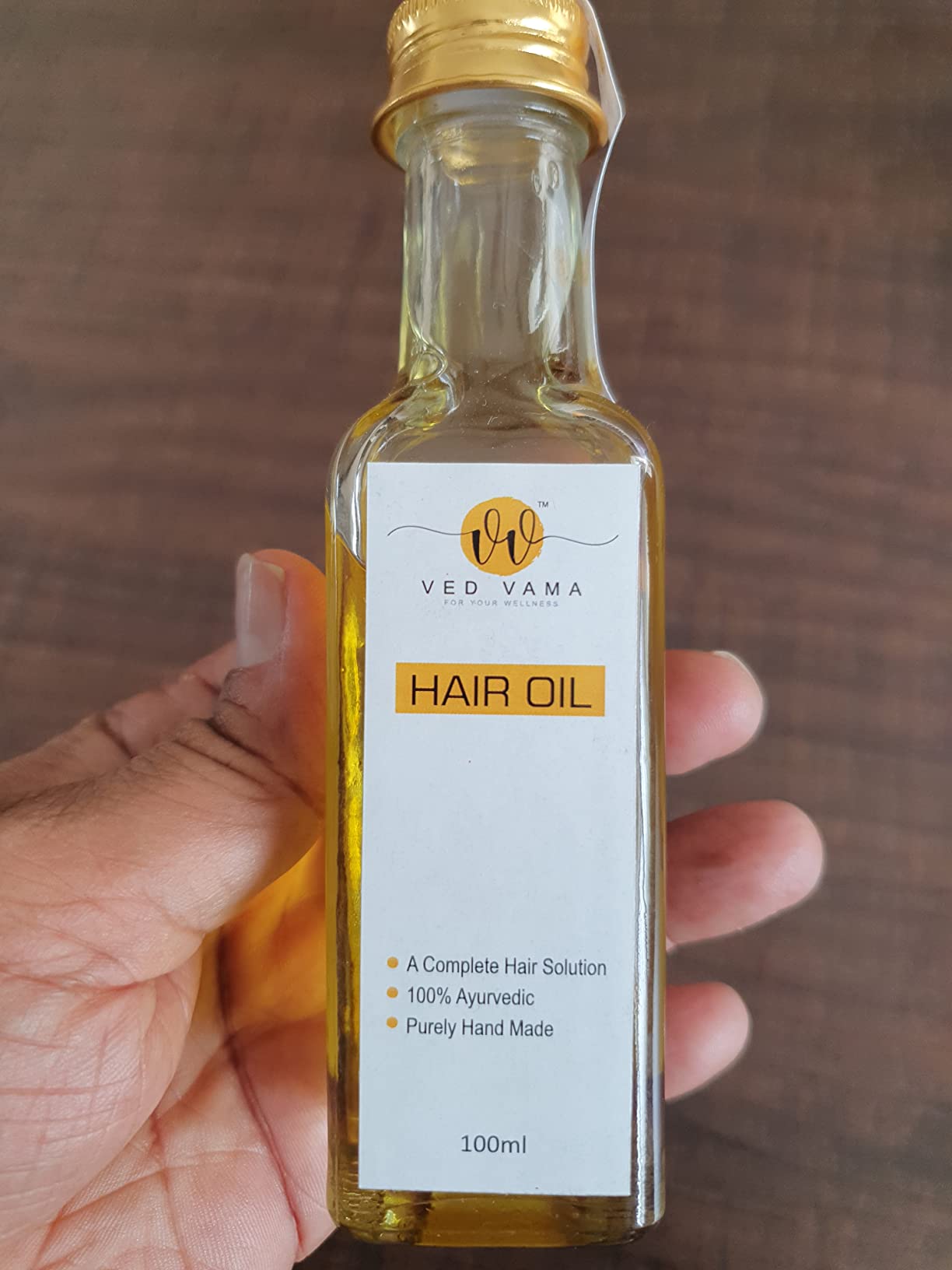 Buy Vedvama Medicated Herbal Hair Oil Paraben & Mineral Oil Free For ...