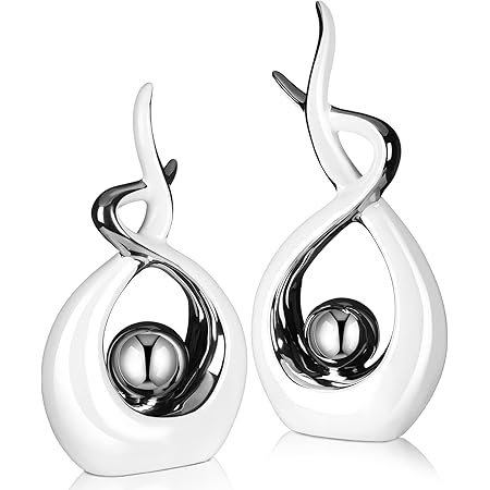 2 Pcs Modern Room Ceramic Decor Center Pieces Table Decorations Ceramic ...